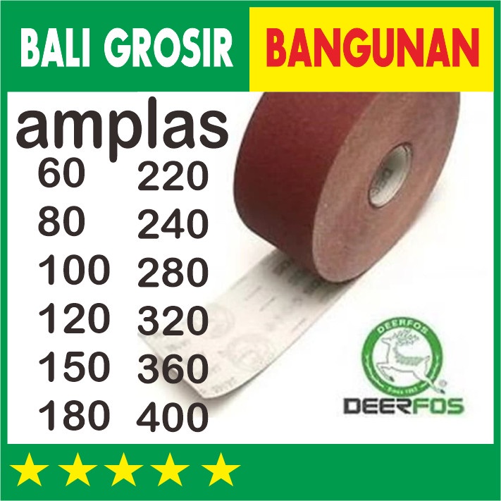 Jual AMPLAS METERAN KAYU 1 METER GRIT KASAR HALUS 60 - 400 | Shopee ...