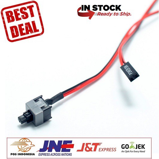 Jual Kabel Tombol Power Switch Reset Button Komputer CPU PC | Shopee ...