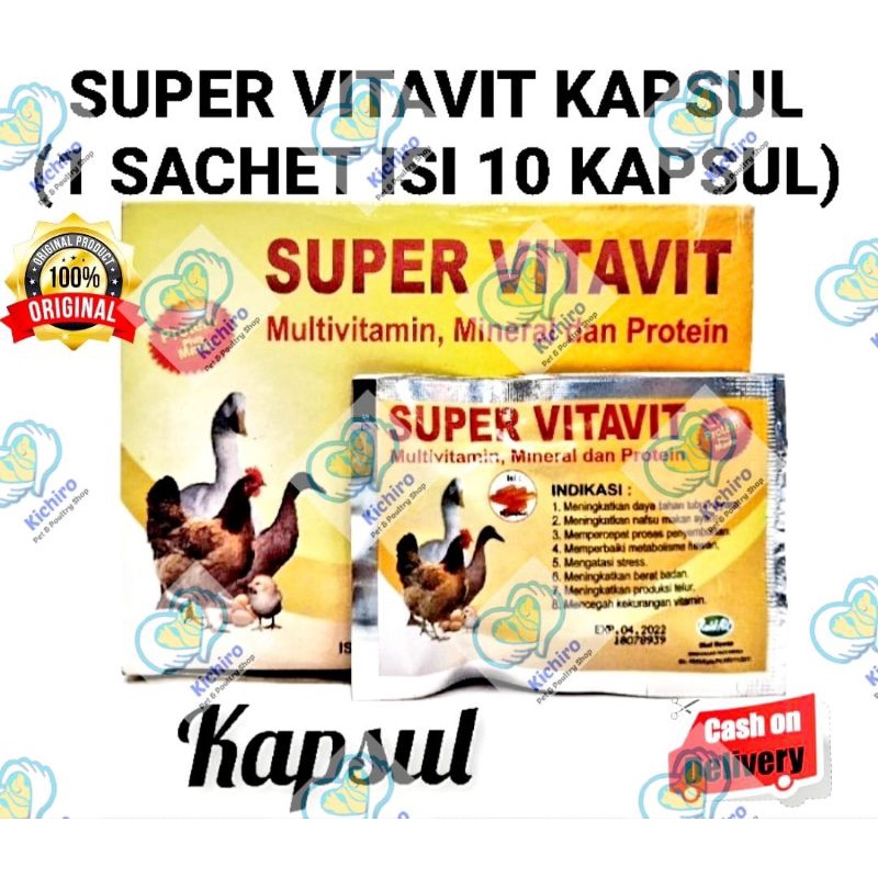 Jual Super Vitavit Kapsul isi 10 Kapsul Raid All Multivitamin Mineral ...