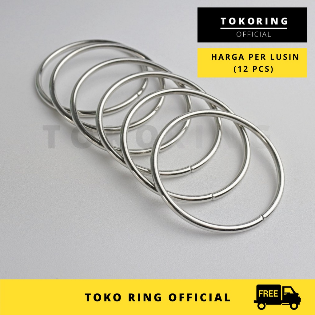 Jual Ring Bulat 5 cm tebal 3,3 mm Nikel - Toko Ring Official (Harga per ...