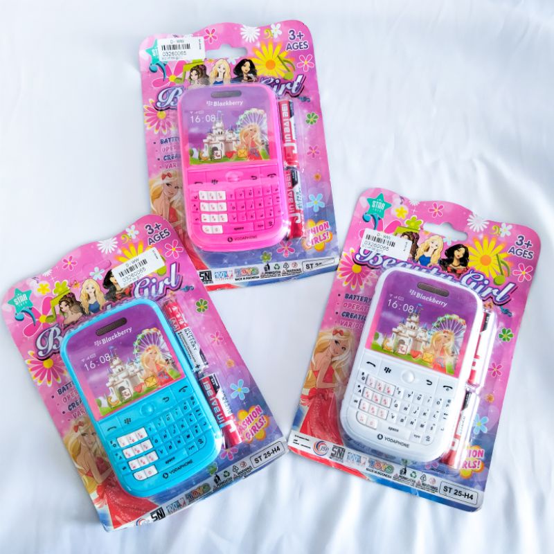 Jual Mainan anak HP BLACKBERRY + Baterai SNI MURAH main Cewek cowok ...