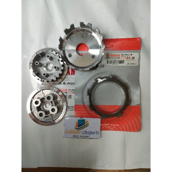 Jual Paket Rumah alumunium+kaki 4+lawan dan kampas kopling set Yamaha Jupiter z Burhan Vega R ...