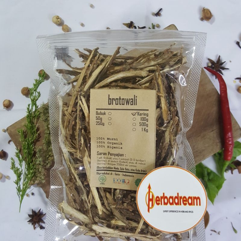Jual 15 GRAM BROTOWALI TINOSPORA CORDIFOLIA PATARWALI ANTAWALI ...