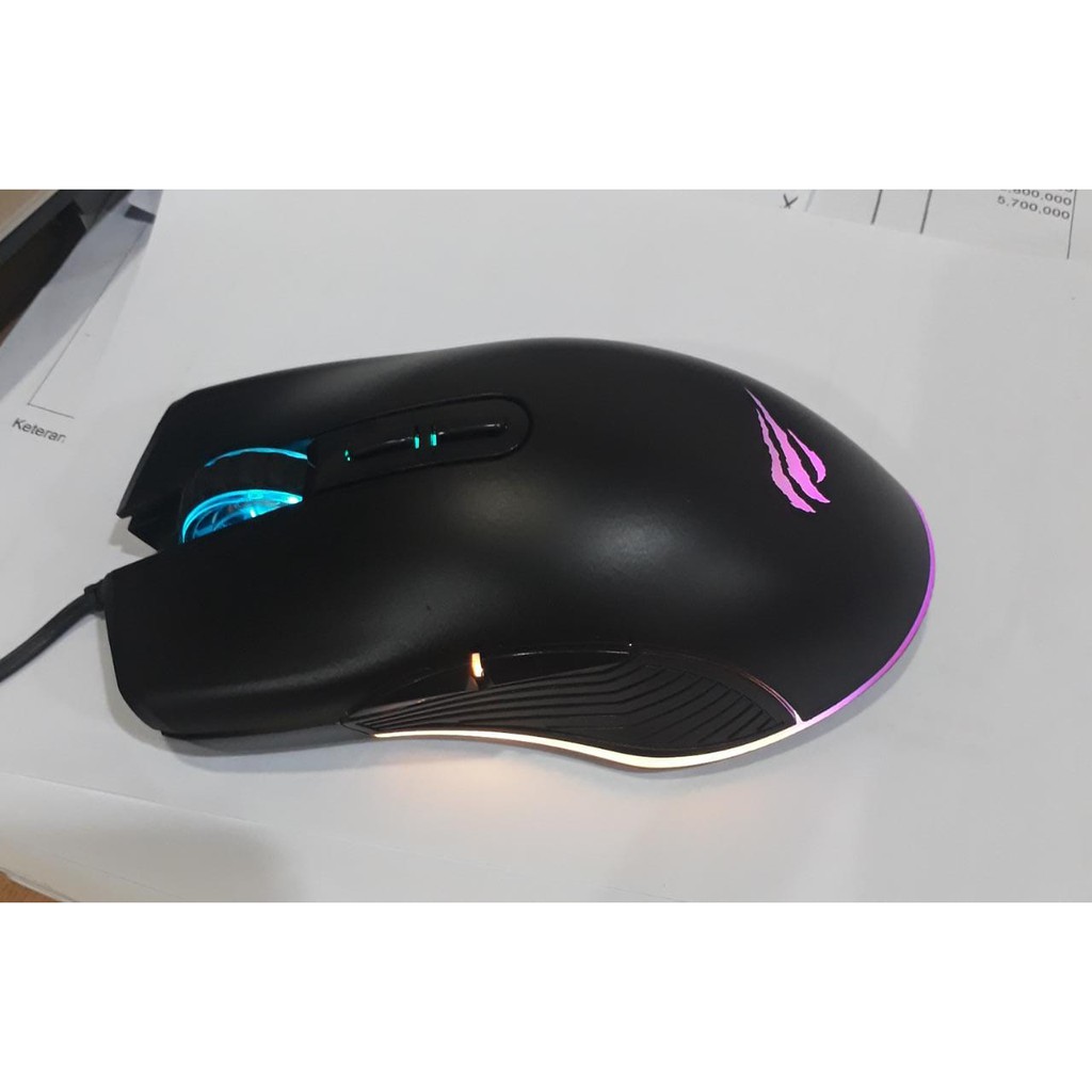 Jual Mouse Gaming HAVIT MS877 RGB Backlit With 7 Buttons | Shopee Indonesia