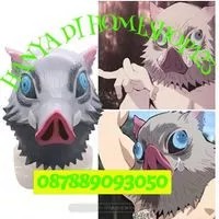 Jual TOPENG KIMETSU NO YAIBA LATEX, MASK INOSUKE, KEPALA BABI, HEAD PIG ...
