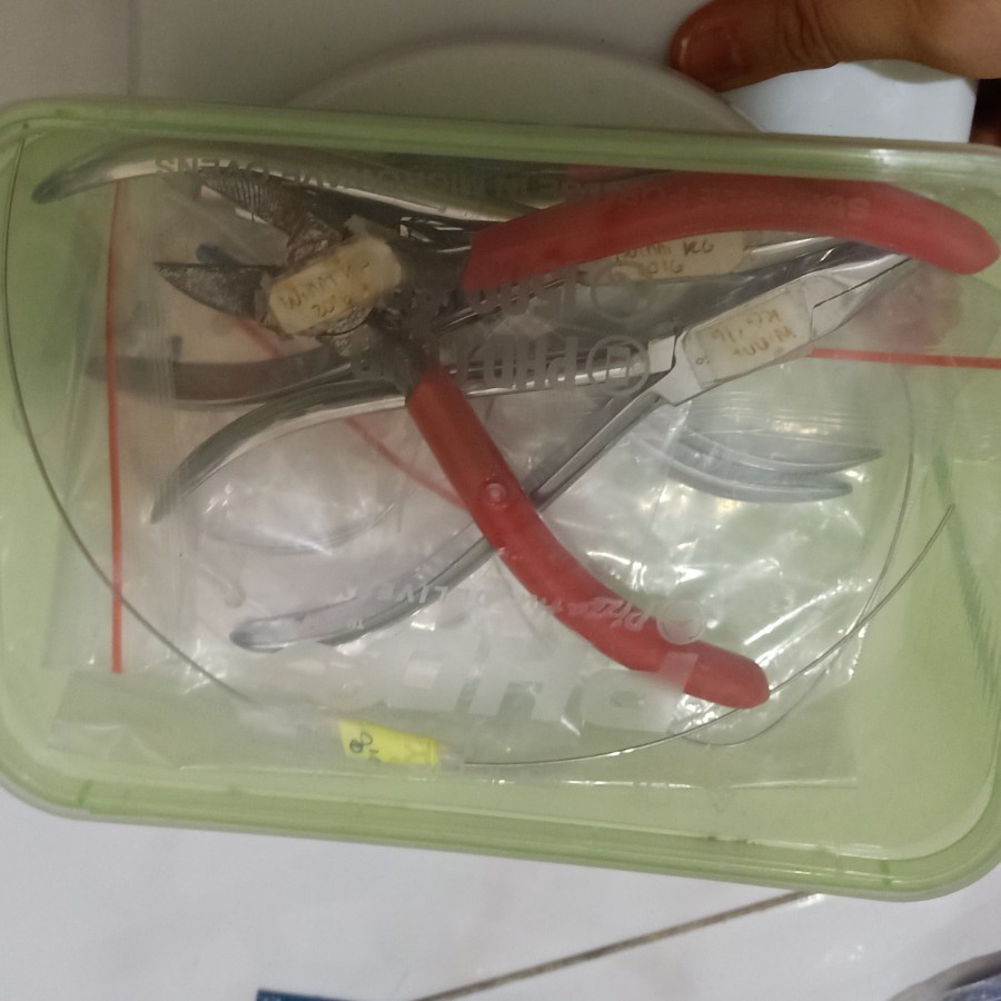 Jual Dental Instrument Tang Ortho / set alat ortho Wire Klamer Bekas ...