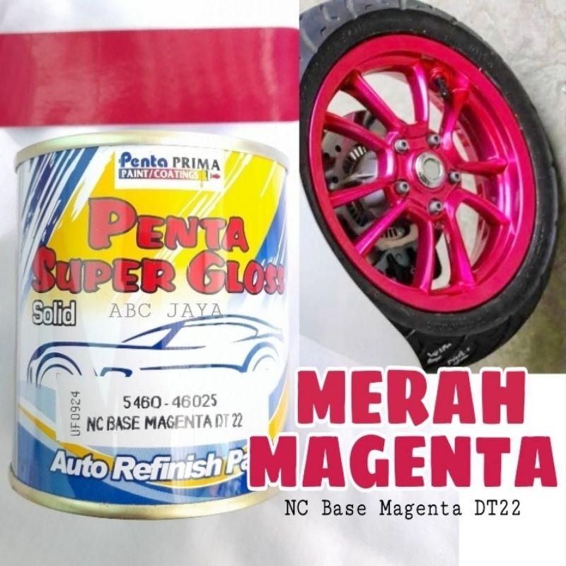 Jual Cat Duco Penta Super Gloss NC Base Magenta DT 22 Merah Magenta ...