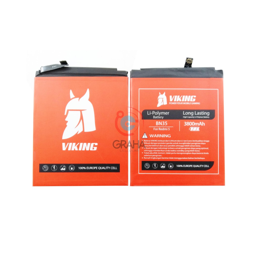 Jual BATERAI / BATTERY / BATRE XIAOMI REDMI 5 / BN-35 VIKING DOUBLE ...