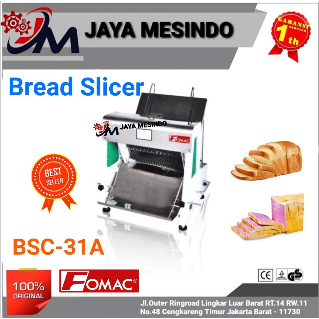 Jual Mesin Bread Slicer/Potong Roti BSC-31A FOMAC | Shopee Indonesia