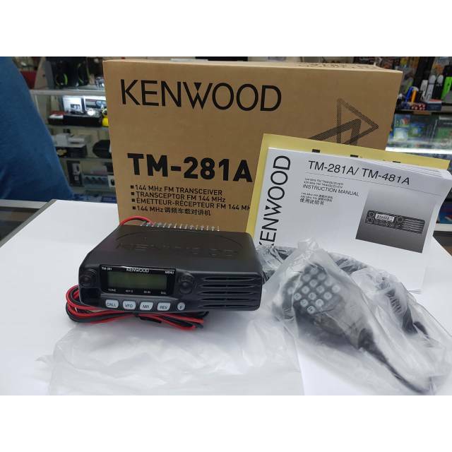 Jual RADIO RIG KENWOOD TM281 VHF 136-174MHZ RIG KENWOOD TM-281A NEW ...