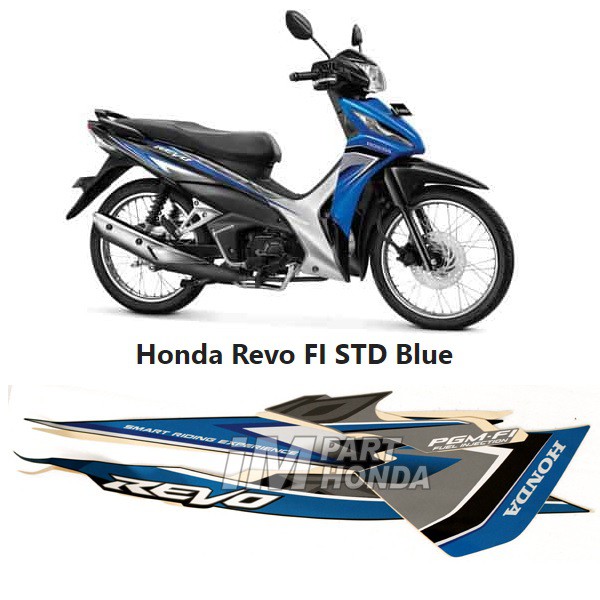 Jual Stiker Revo Fi Fit 2014 STD Blue Hitam Silver Biru | Shopee Indonesia
