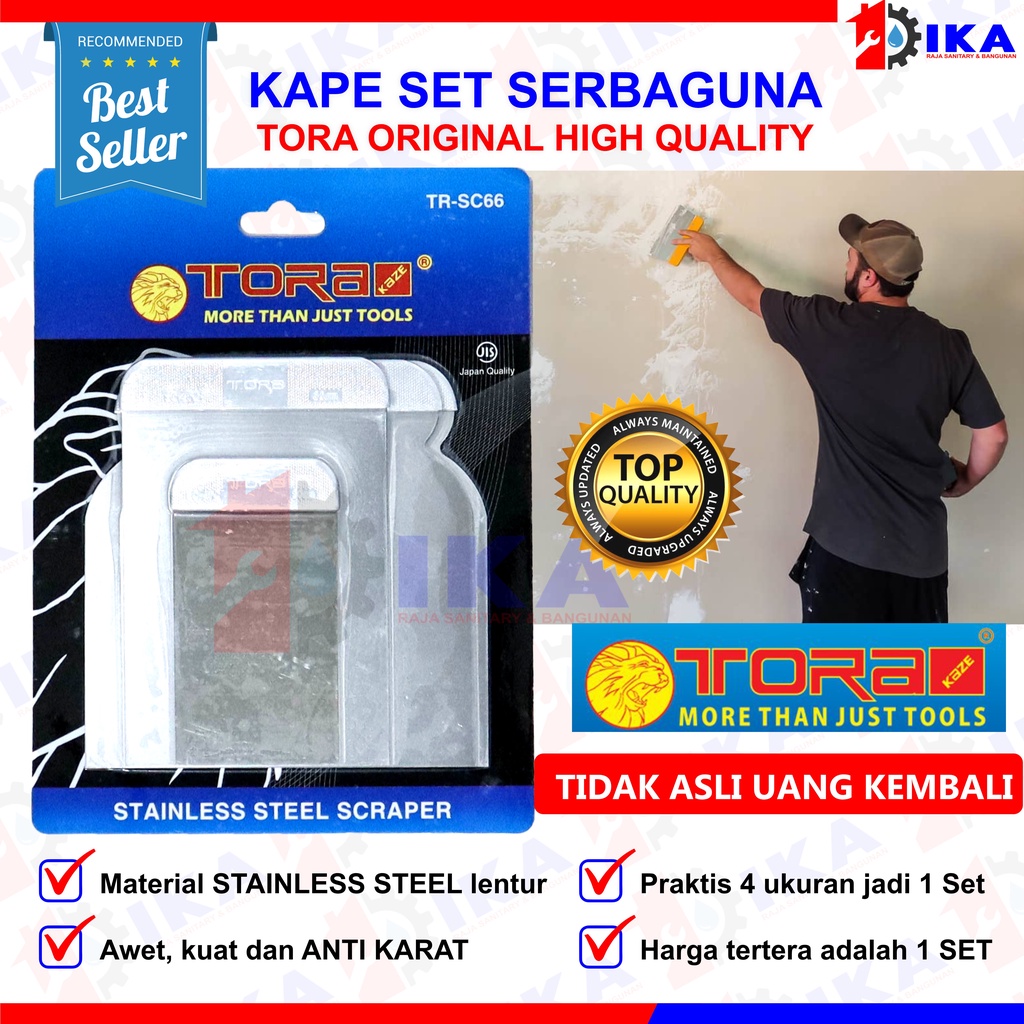 Jual Kape Set l Kape Plat l Skrap l Scrap Murah ( BRAND TORA ORIGINAL ...