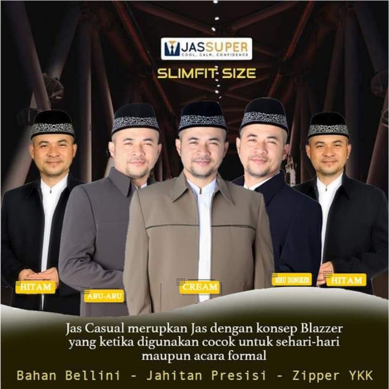 Jual Jasket jas jaket merk jas super Bellini semi blazer original ...