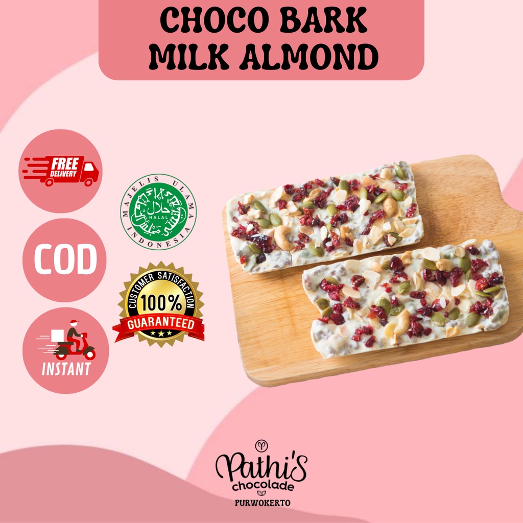 Jual CHOCO BARK WHITE BERRY PATHIS CHOCOLADE CEMILAN COKLAT | Shopee ...