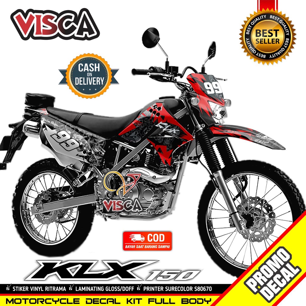 Jual Decal Klx S 150 Lama Dekal Klx 150 Lama Stiker Klx 150 Lama Full ...