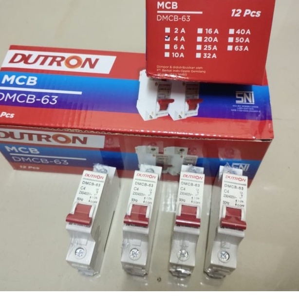 Jual MCB TERDAPAT BANYAK TYPE/Domae DUTRON 1 Phase CIRCUIT BREAKER SNI ...