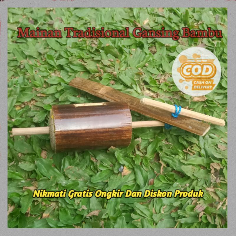 Jual Gasing Bambu Bersuara/Mainan Tradisional/Mainan Jadul/Mainan Anak ...
