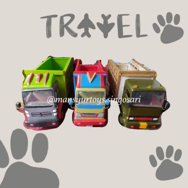 Jual Truk mainan kayu Fuso 20x70 cm | Shopee Indonesia