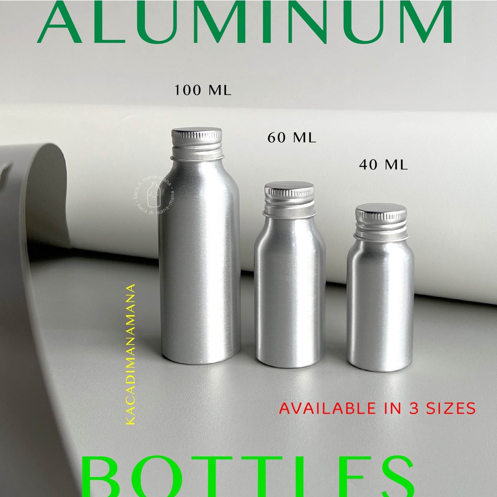 Jual Aluminium spray bottle - botol aluminium spray - perfume essential ...