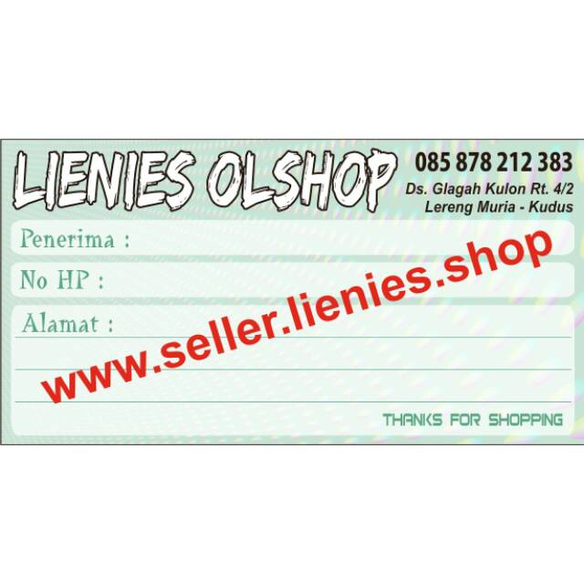 Jual STICKER Label pengiriman alamat | Shopee Indonesia