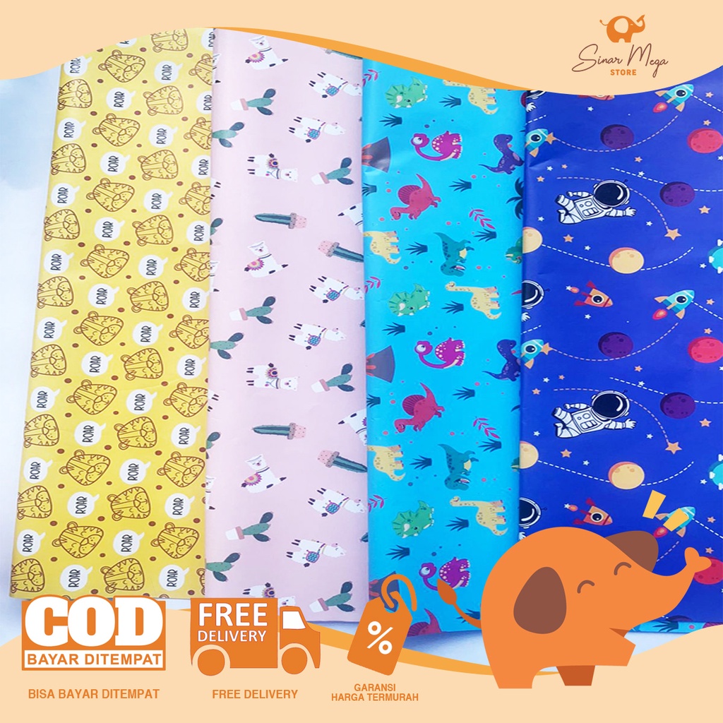 Jual Ina Kertas Kado AP / Kertas Kado Motif Bahan Art Paper Lucu Unik ...