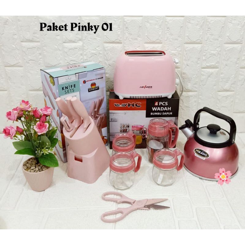 Jual 01 set dapur teko, set pisau, set teko dan pemanggang roti ...