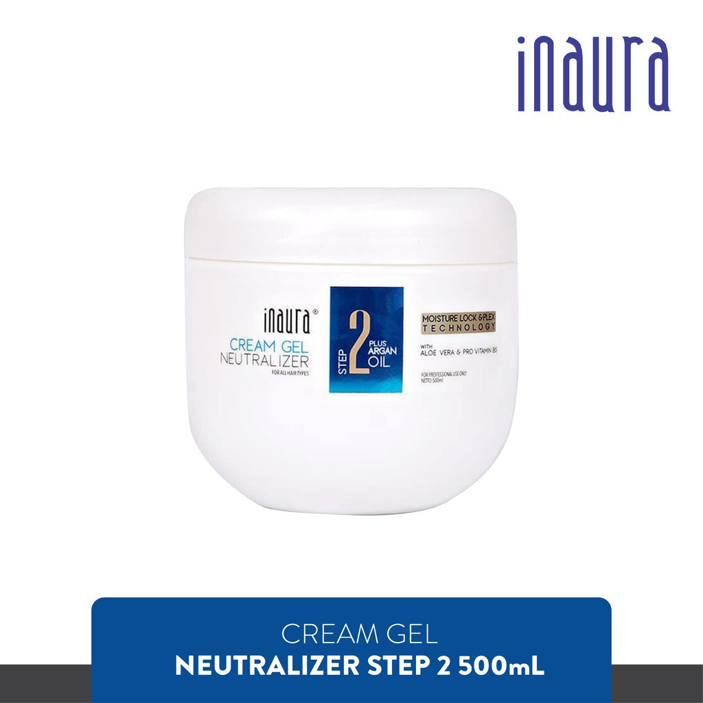 Jual Inaura Cream Gel Neutralizer Step 2 500ml | Shopee Indonesia