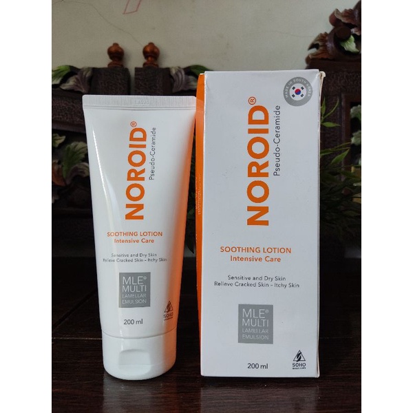 Jual ORIGINAL 100%!! Noroid Soothing Lotion Intensive Care 200ml FREE ...
