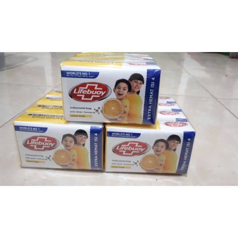 Jual LIFEBOY sabun batang 110gr / 60gr (Bandle isi 4 batang) | Shopee ...