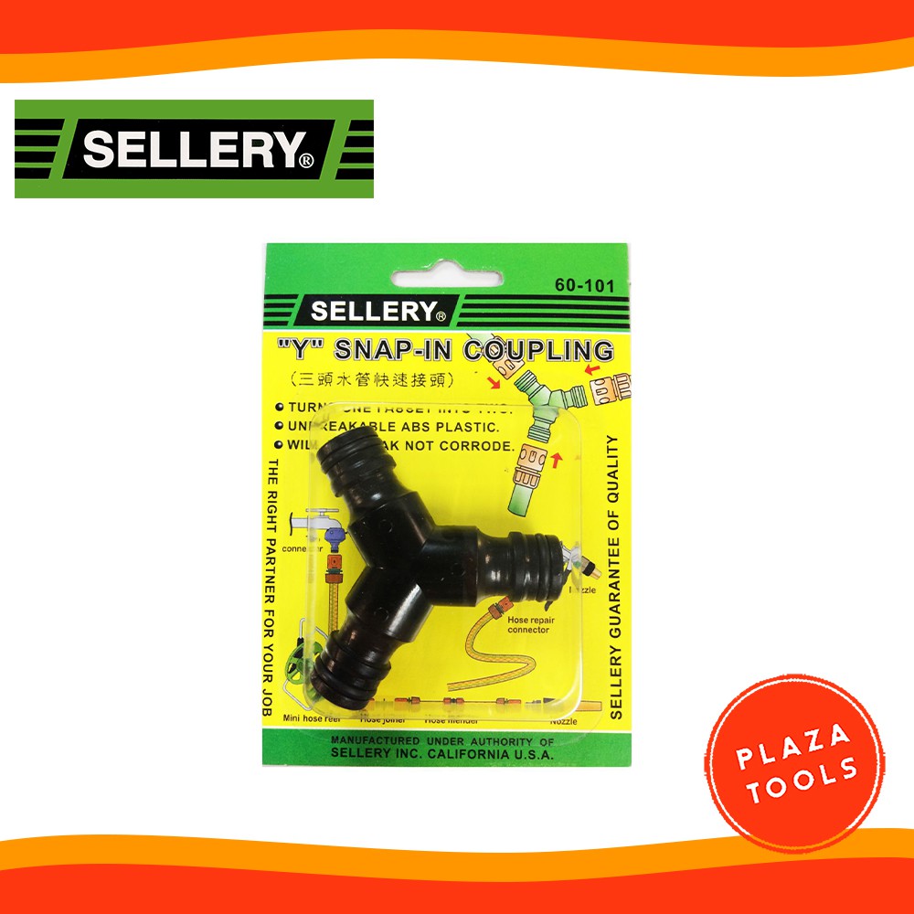 Jual Sambungan Selang Air SELLERY Y Snap in Coupling 60-101 | Shopee ...