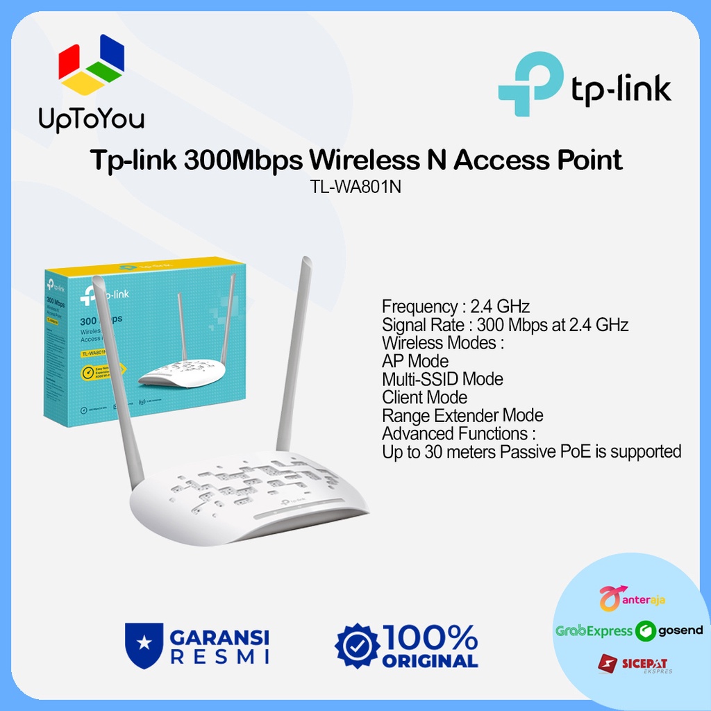 Jual TP-Link TL-WA801N 300Mbps Wireless N Access Point | Shopee Indonesia