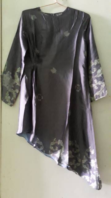 Jual Ria Miranda Lula Tunic Muslim - Purple ( Size M) | Shopee Indonesia