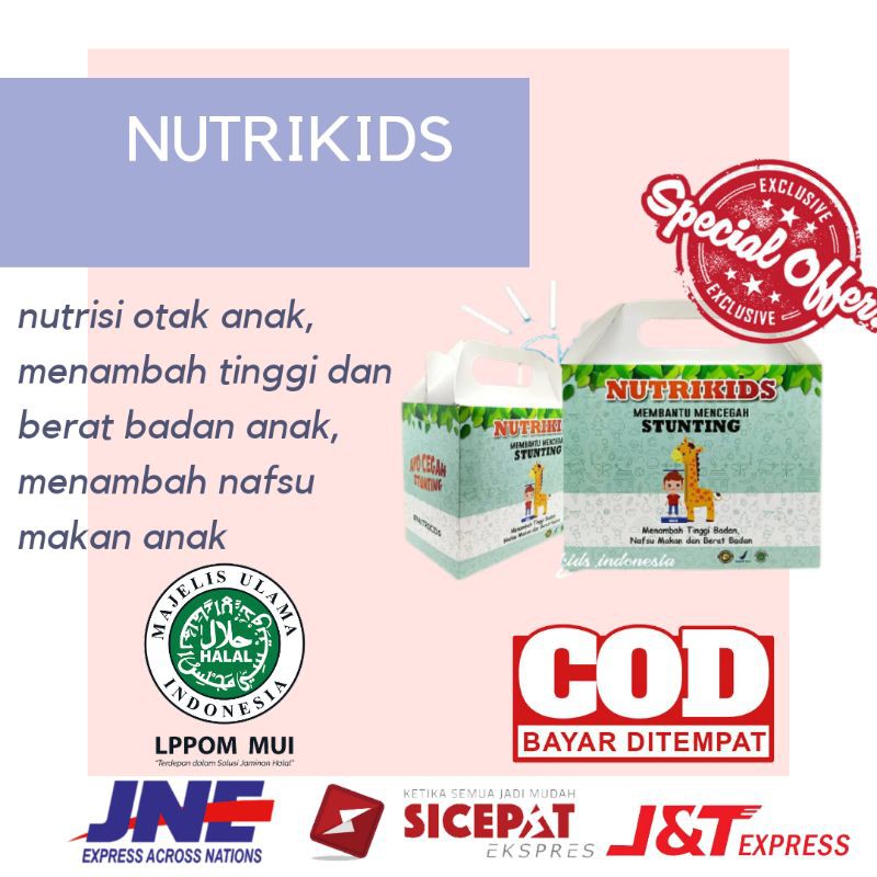 Jual NUTRIKIDS INDONESIA ORIGINAL SUPLEMEN SUSU OBAT VITAMIN PENAMBAH ...