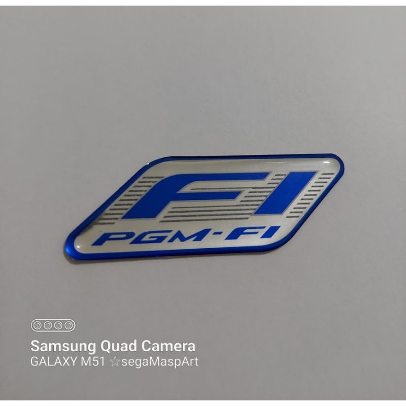 Jual emblem logo FI honda injeksi beat fi supra vario beat scoopy revo ...