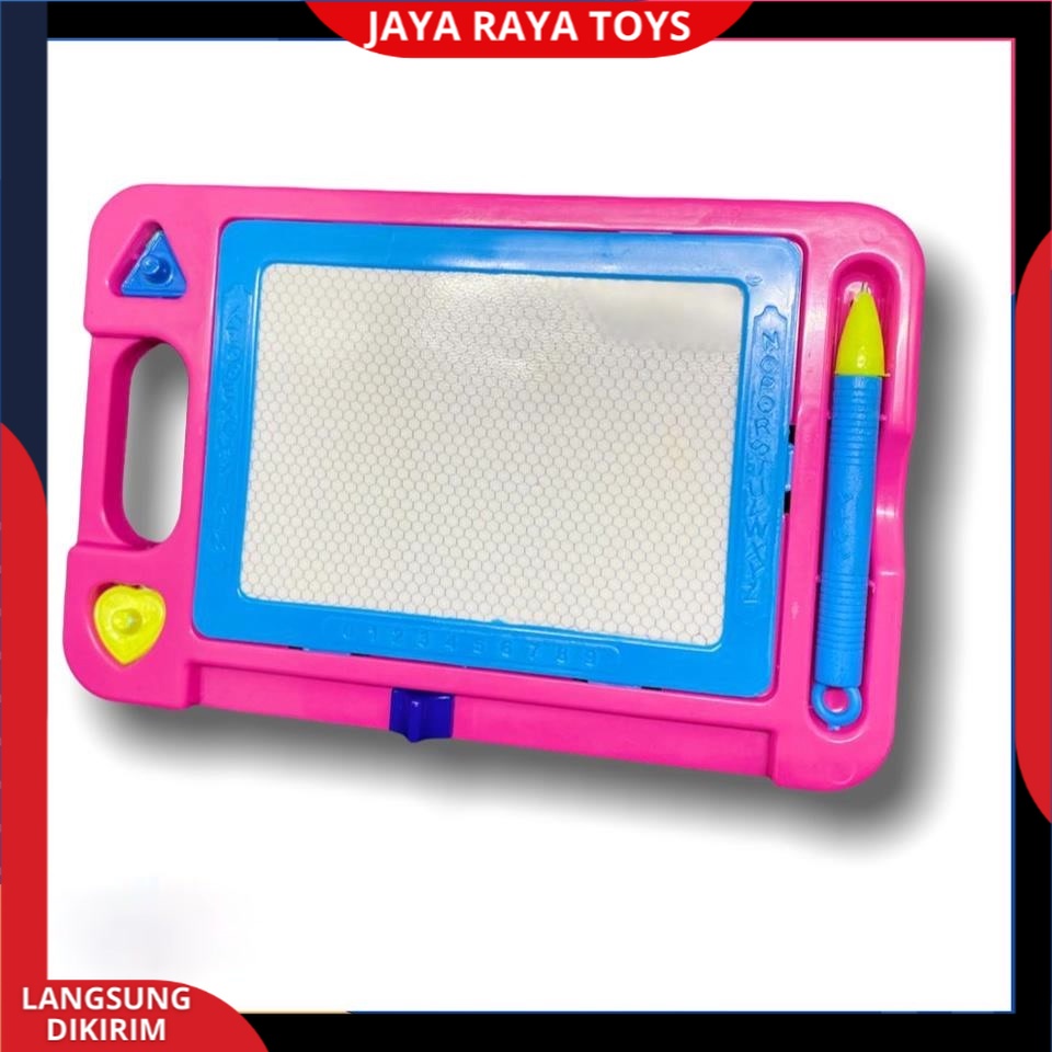 Jual Mainan Edukasi Anak Papan Tulis Anak Magnet Hapus Drawing Magic Board Untuk Belajar Menulis ...