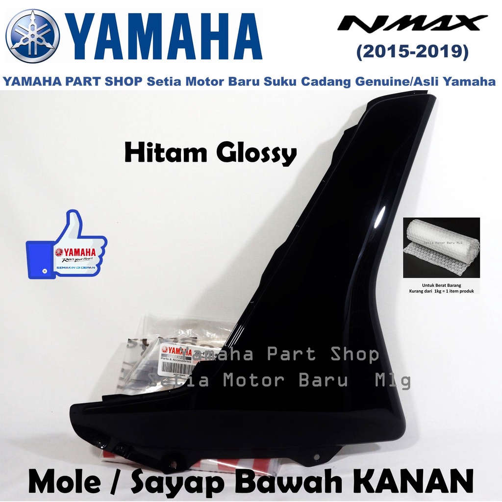 Jual Mole Side Cover Sayap Depan Lumpur Nmax Lama N Max Old Hitam ...