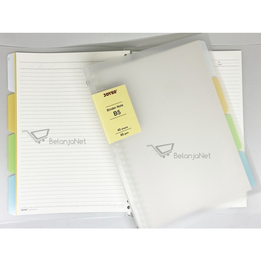 Jual Binder Note Map Binder File Joyko Transparan B5-TP-P144 ukuran B5 ...