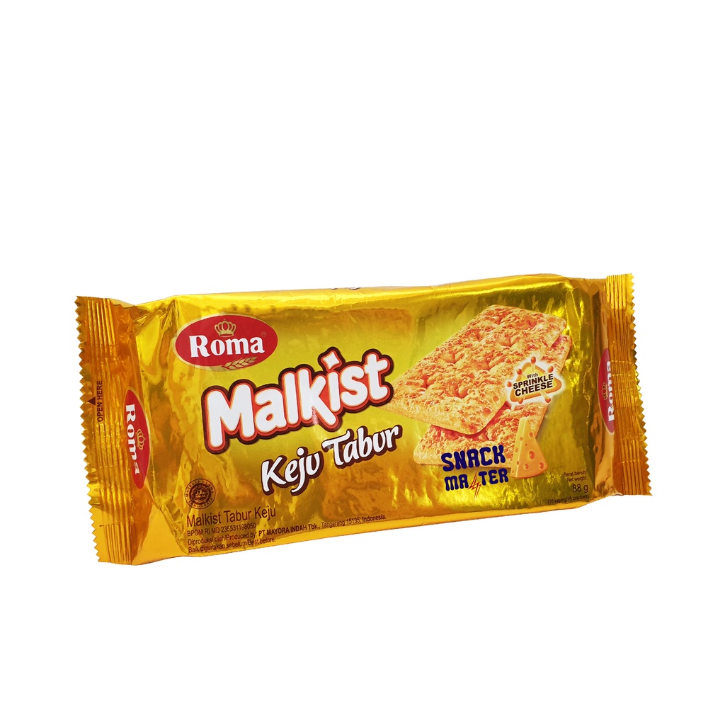 Jual Roma Malkist Keju Panggang Pack - Netto 110gr | Shopee Indonesia
