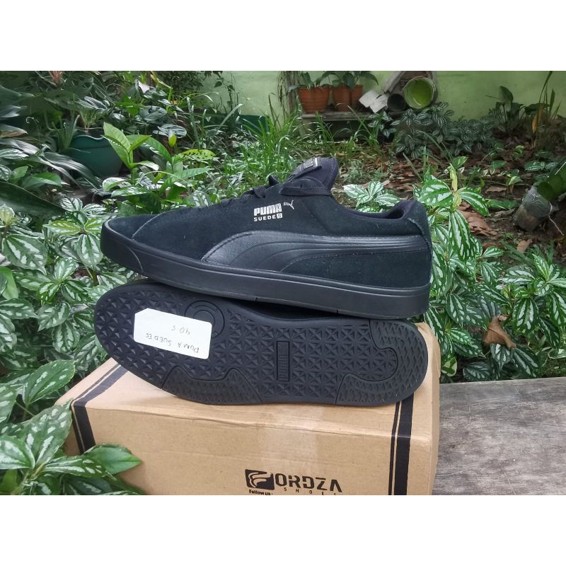 Jual PUMA SUEDE S Classic Triple Black Second Original Like New ...