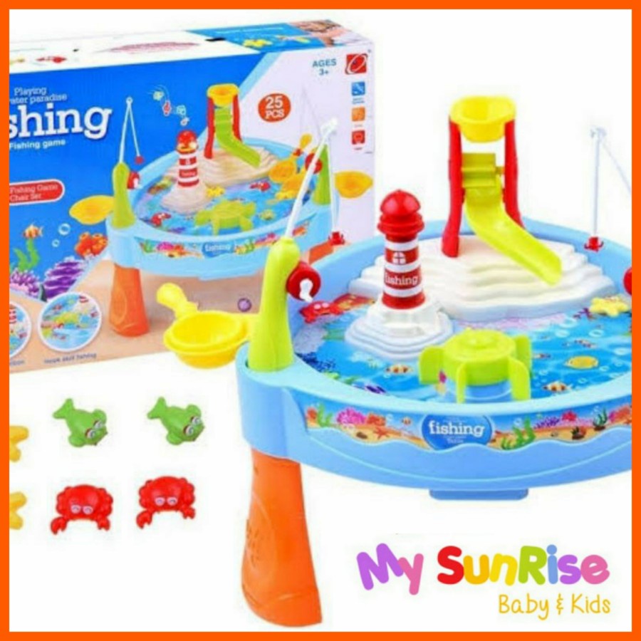 Jual FREE BATT !! Water Paradise Fishing Game / Pancingan Anak (J199 ...