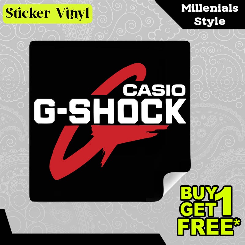 Jual Stiker Sticker Casio G Shock Gambar Unik Desain Keren dan Kekinian ...