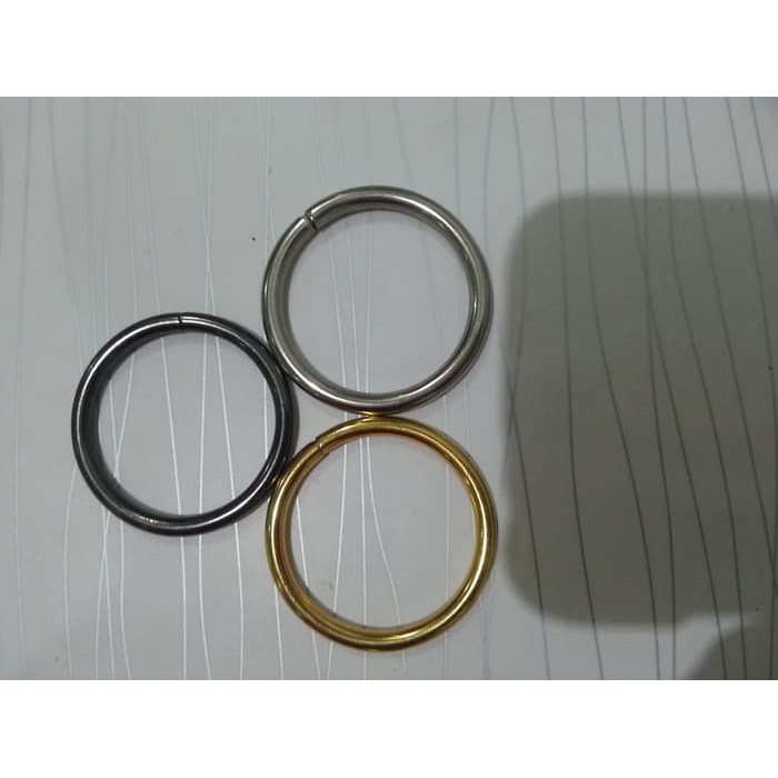 Jual Ring O bulat 5 cm lingkaran tebal logam satuan | Shopee Indonesia