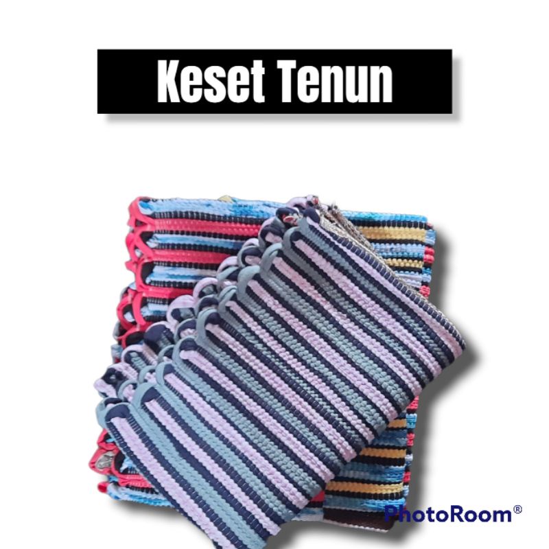 Jual Keset Kaki Anti Slip/ keset rajut/ keset anyam / keset Tenun Tebal ...