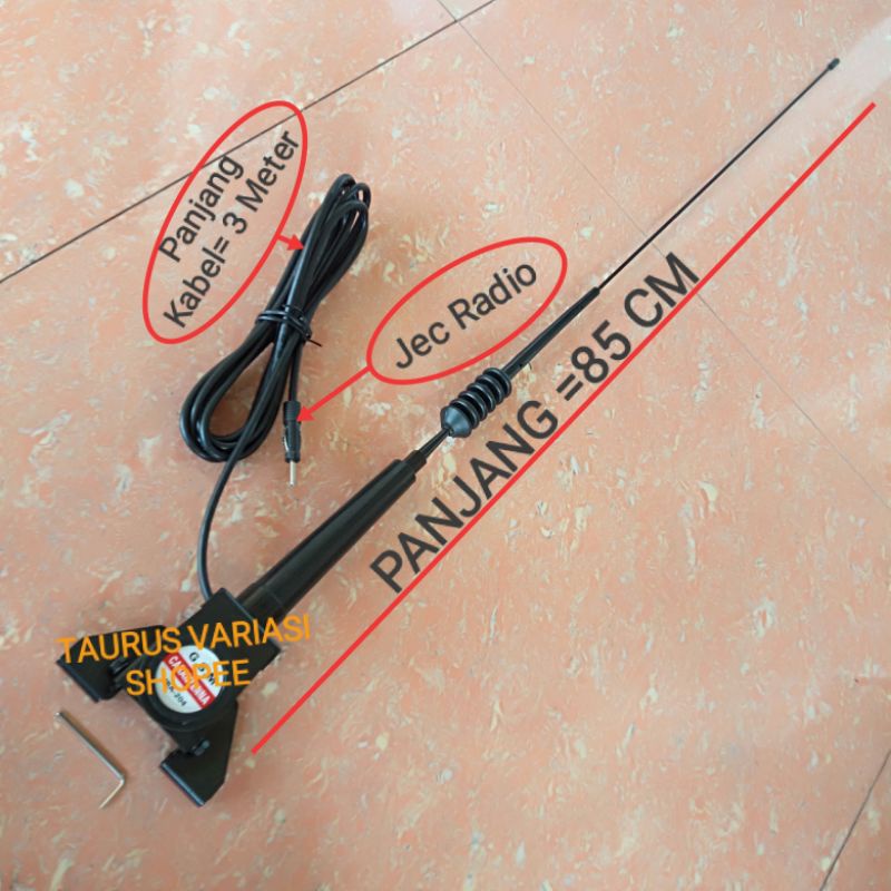 Jual Antena Model Jepit Kap Mesin / Bagasi Belakang Mobil dan motor ...