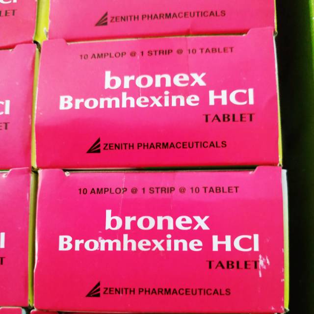 Jual Bronex Tablet Bromhexine 8mg | Shopee Indonesia