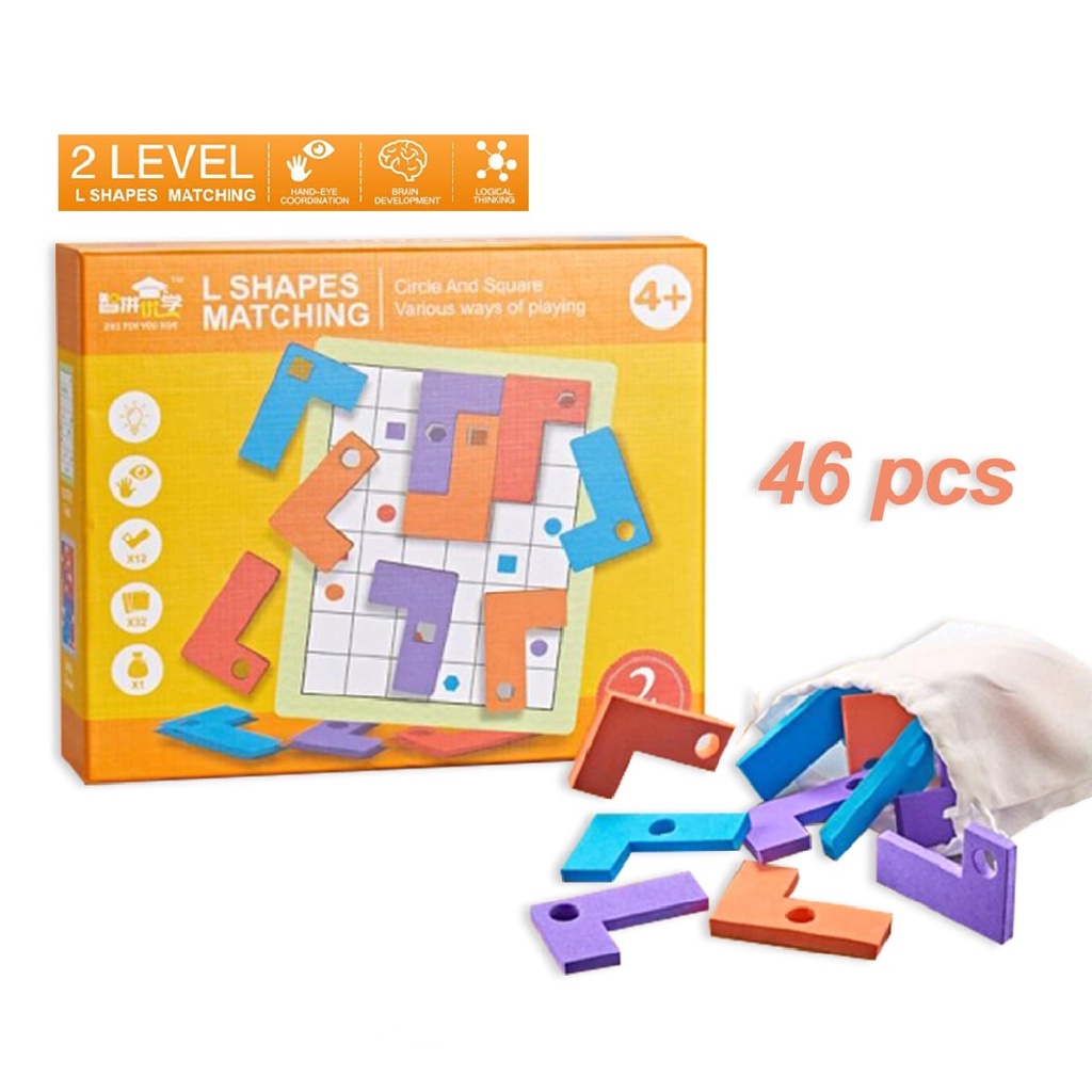 Jual L Shape Matching Games - Game edukasi anak | Shopee Indonesia