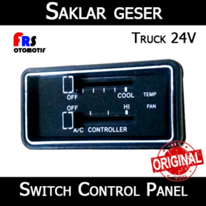 Jual Switch Control panel Saklar geser Ac truck 24 volt original ...
