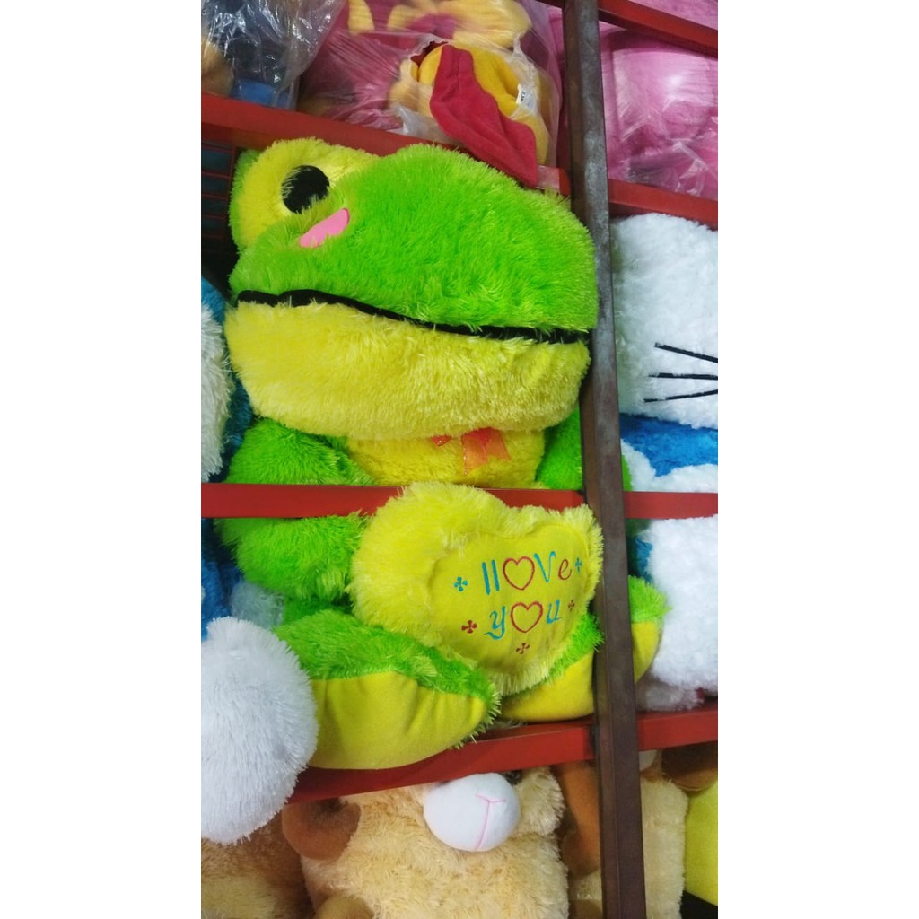 Jual Boneka Kodok Kropi / Boneka Kropy, keropi bahan lembut uk 90 Cm ...