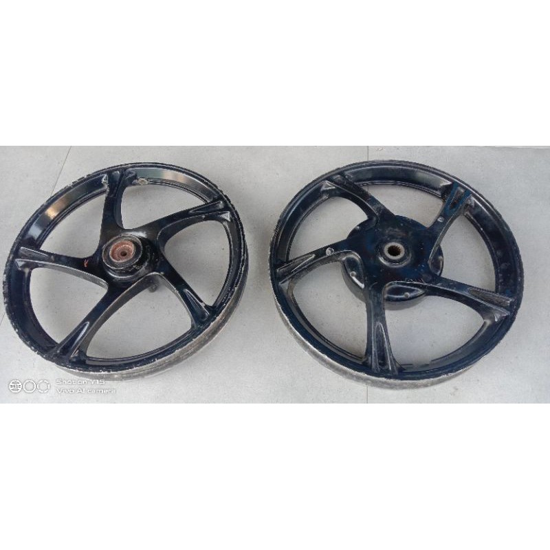 Jual velg racing roda 1set R14 yamaha mio sporty smile soul old fino ...