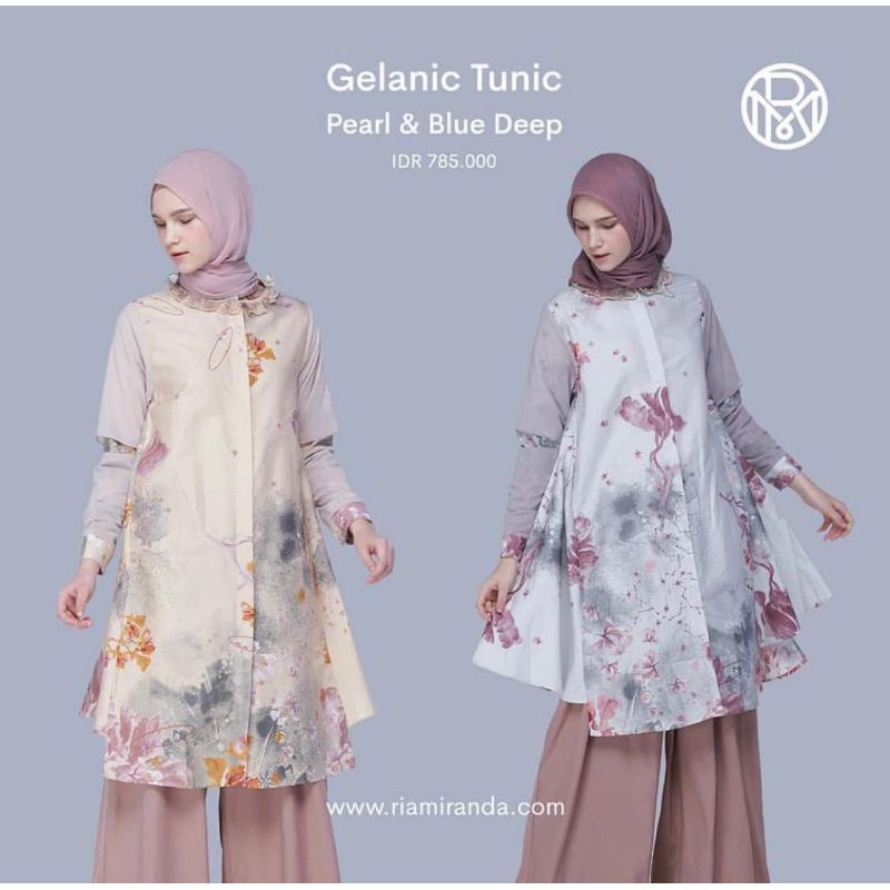 Jual Gellanic Tunic Ria Miranda (Pearl - S) | Shopee Indonesia